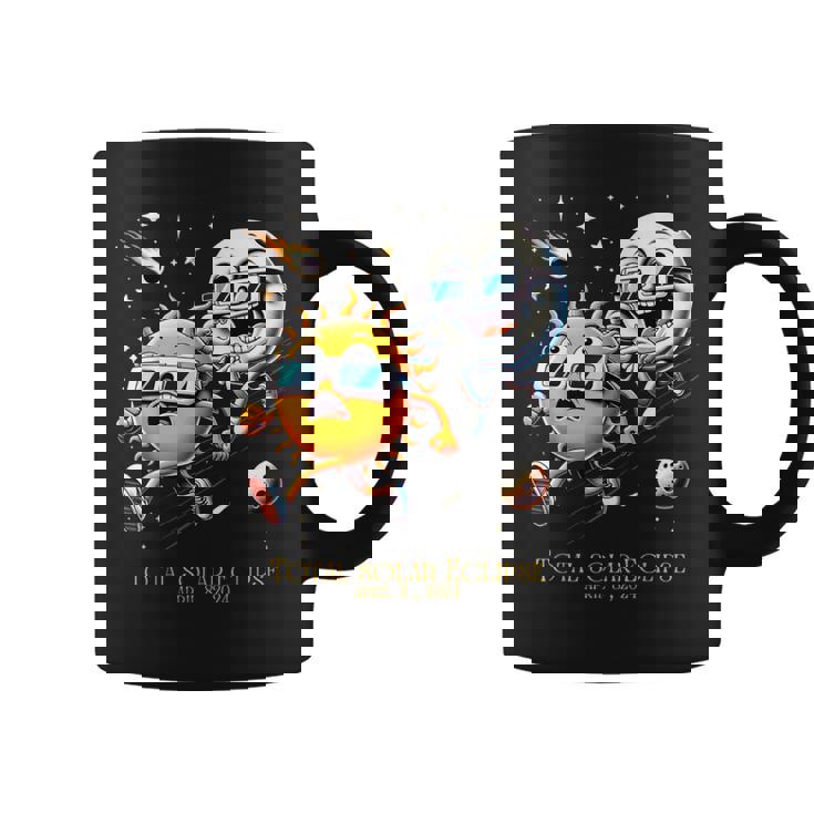 Total Solar Eclipse 8-4-2024 Sun Flees Moon Eclipse Chase Coffee Mug ...