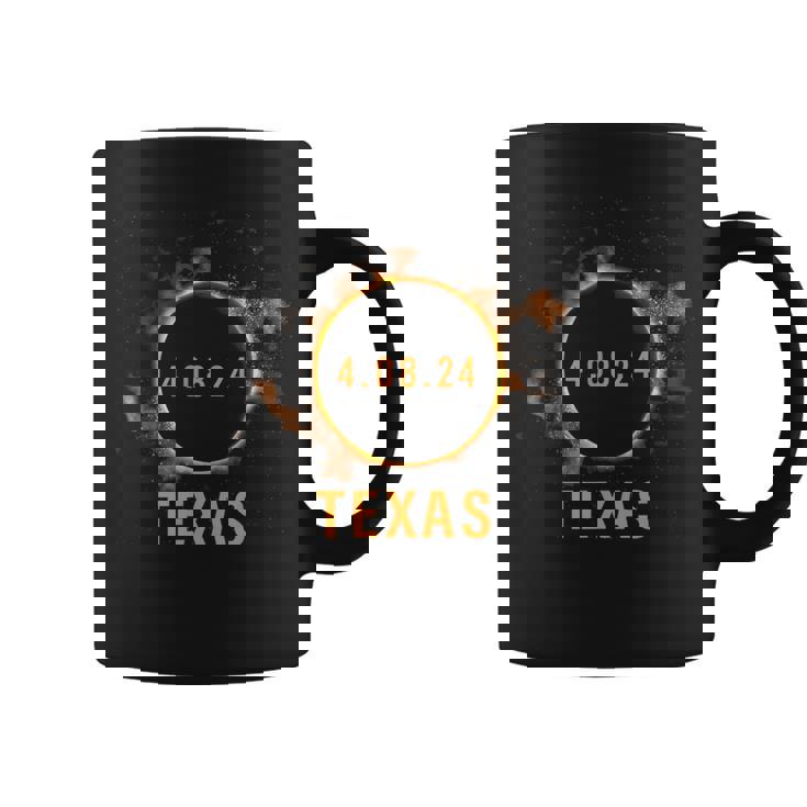 Total Solar Eclipse April 8 2024 Eclipse 40824 Texas Coffee Mug | Mazezy