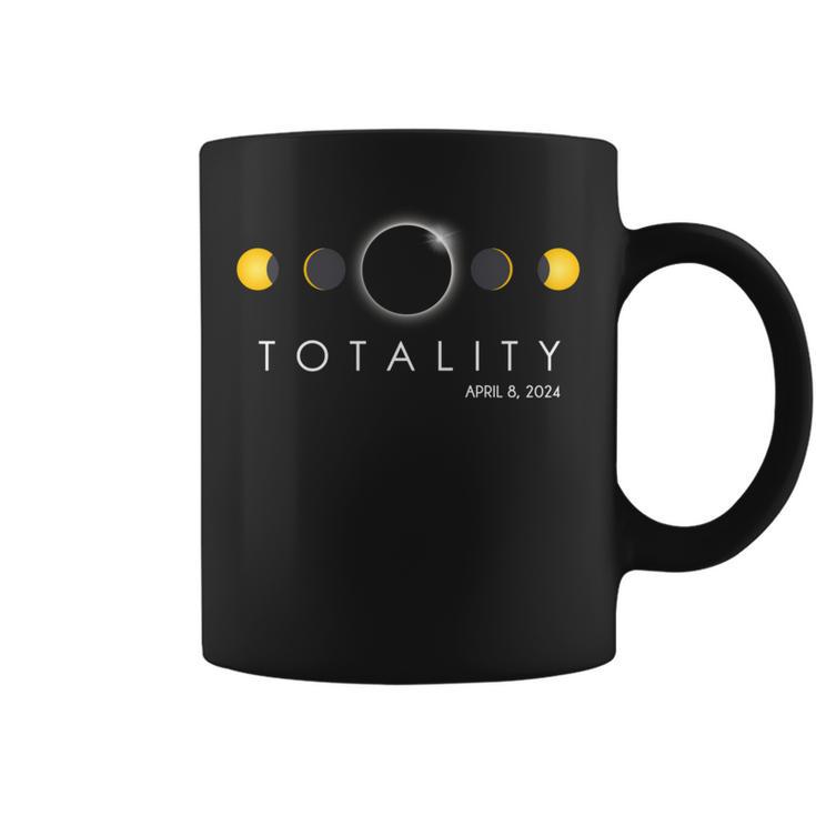 Total Solar Eclipse April 8 2024 Phases Totality Coffee Mug | Mazezy