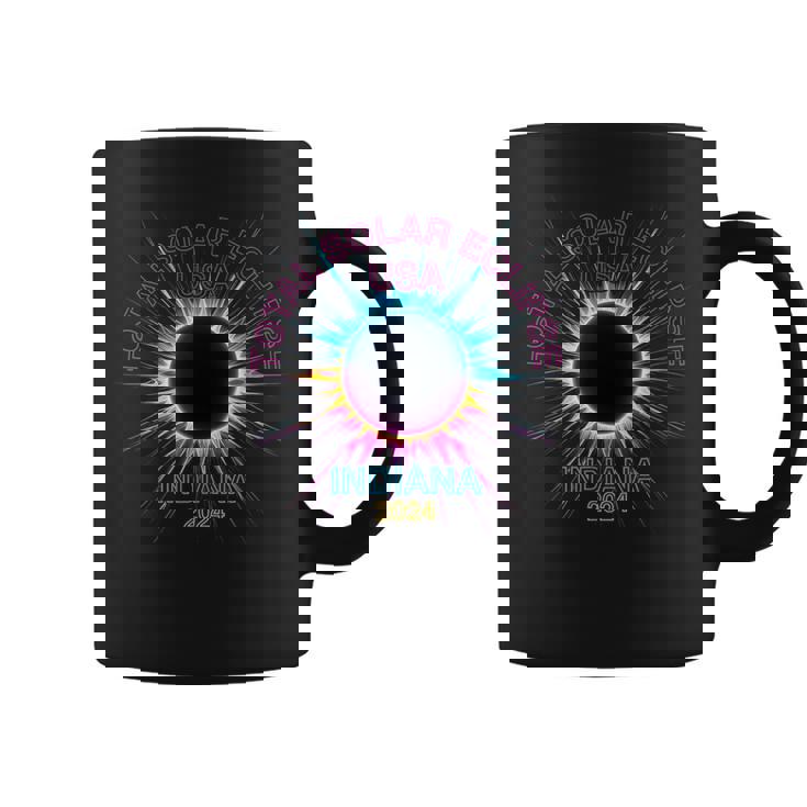 Total Solar Eclipse Indiana For 2024 Souvenir Coffee Mug - Seseable