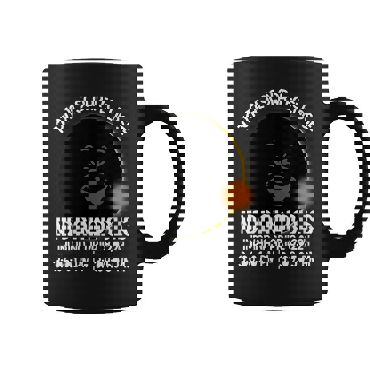 Twice In Lifetime Total Solar Eclipse 2024 Totality Indiana Coffee Mug ...