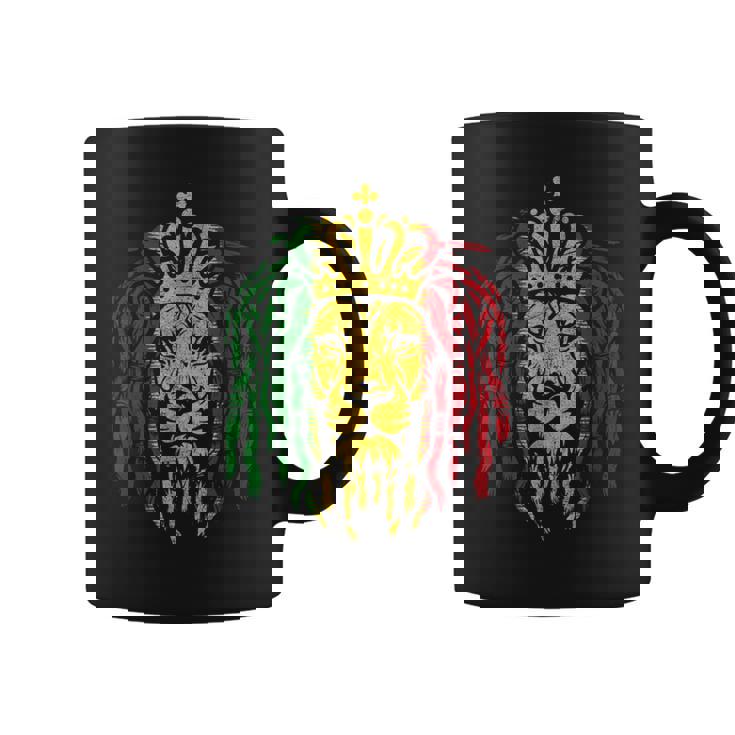 Vintage Rastafarian Lion Of Judah Rasta Reggae Lion Dreads T-Shirt | Mazezy