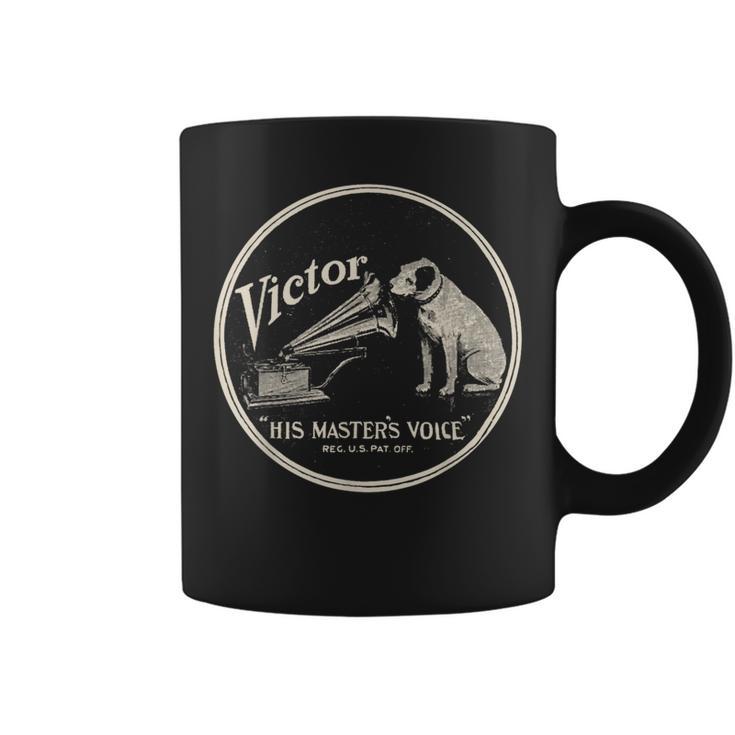 Vintage Victor Phonograph American Machine 1900S Coffee Mug - Monsterry