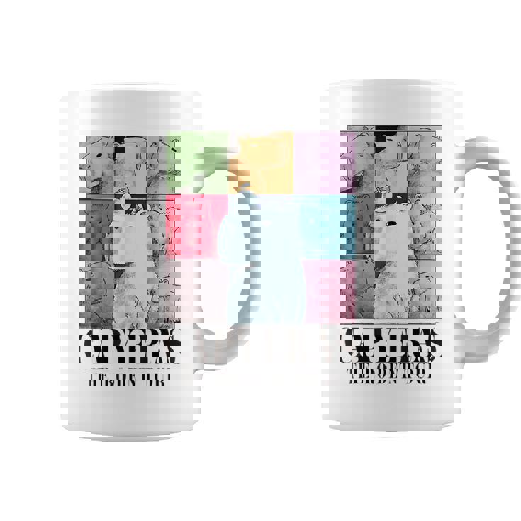 Capyeras Cute Capybara Color Concert Tour Cute Animals Coffee Mug | Mazezy