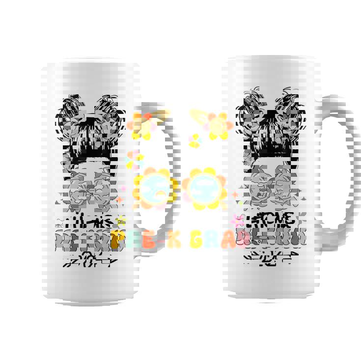 Little Miss Pre-K Grad Graduation 2024 Kid Girls Groovy Prek Women T ...