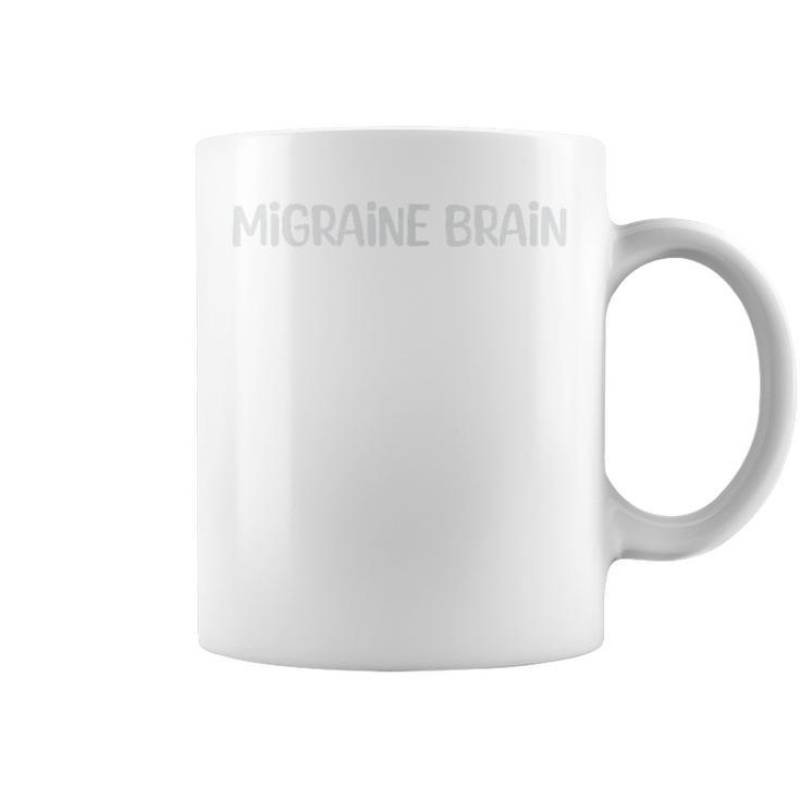 Migraine Brain Chronic Illness Spoonie Headache Coffee Mug | Mazezy