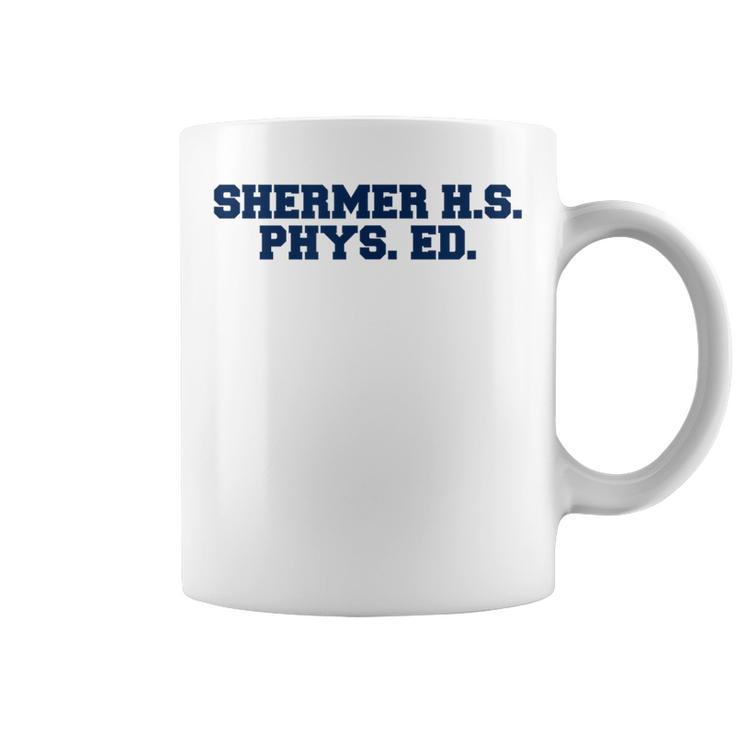 Shermer Hs Phys Ed 80'S Retro Coffee Mug - Monsterry UK