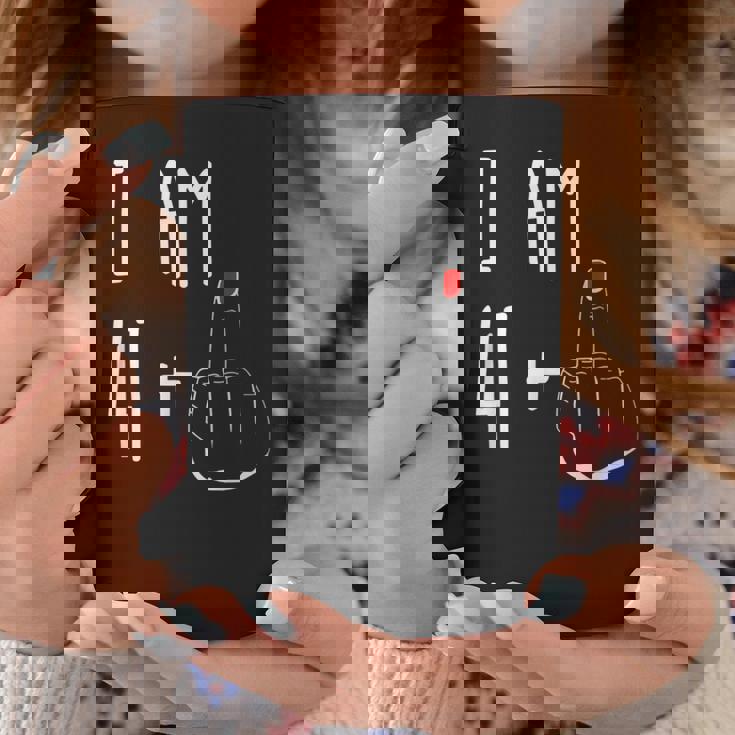 I Am 41 Plus 1 Middle Finger Girl 42Nd Birthday 42 Years Old Coffee Mug ...