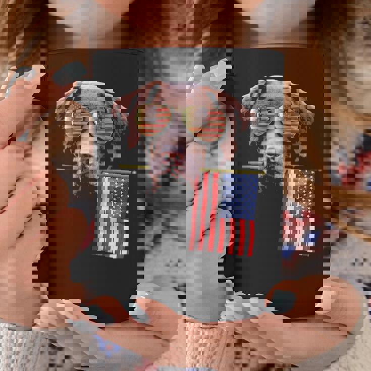 4Th Of July Fun American Flag Chocolate Labrador Dog Lover Gif Coffee ...