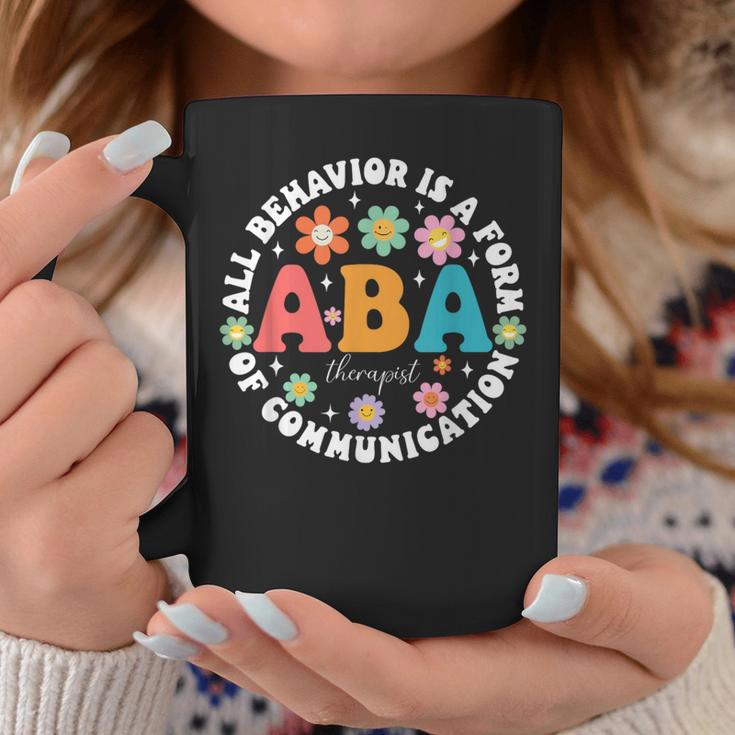 Aba Therapist Behavior Analyst Autism Therapy Rbt Floral Coffee Mug ...
