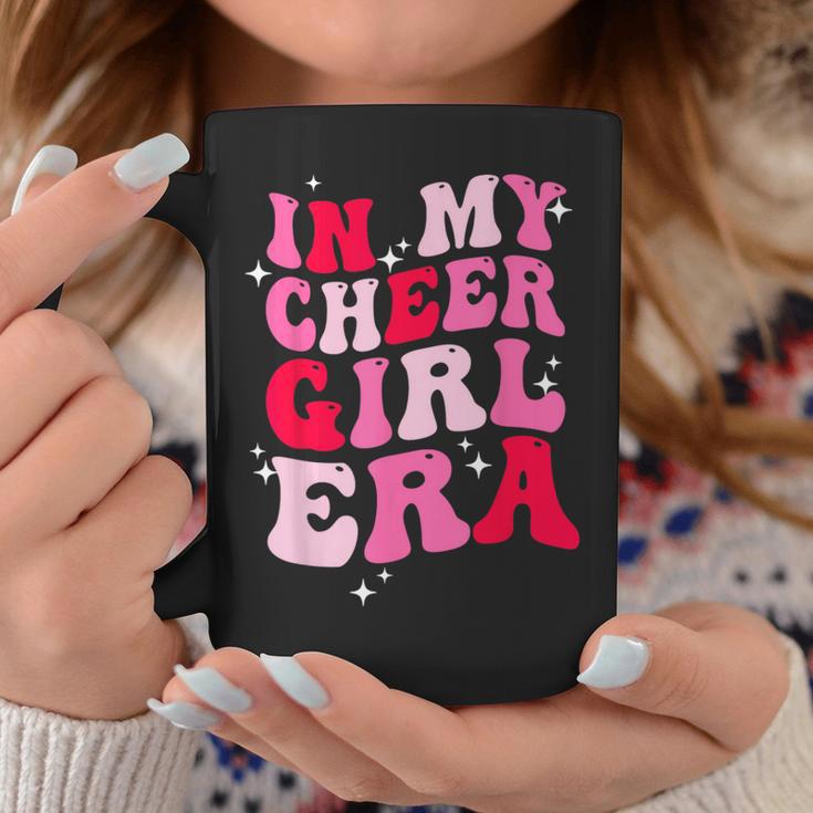 In My Cheer Girl Era Groovy Cheerleader Cheerleading Girl Coffee Mug ...