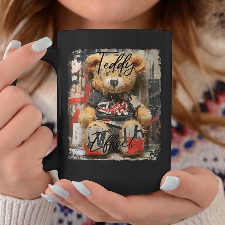 Cute Teddy Bear Graffiti Vintage Teddy Coffee Mug | Mazezy