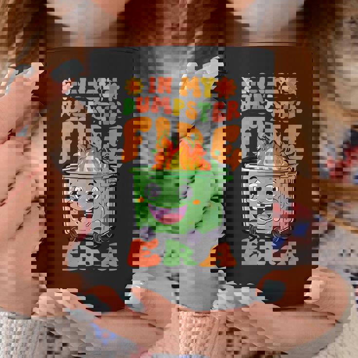 In My Dumpster Fire Era Lil Dumpster On Fire Bad Experience Coffee Mug - Monsterry