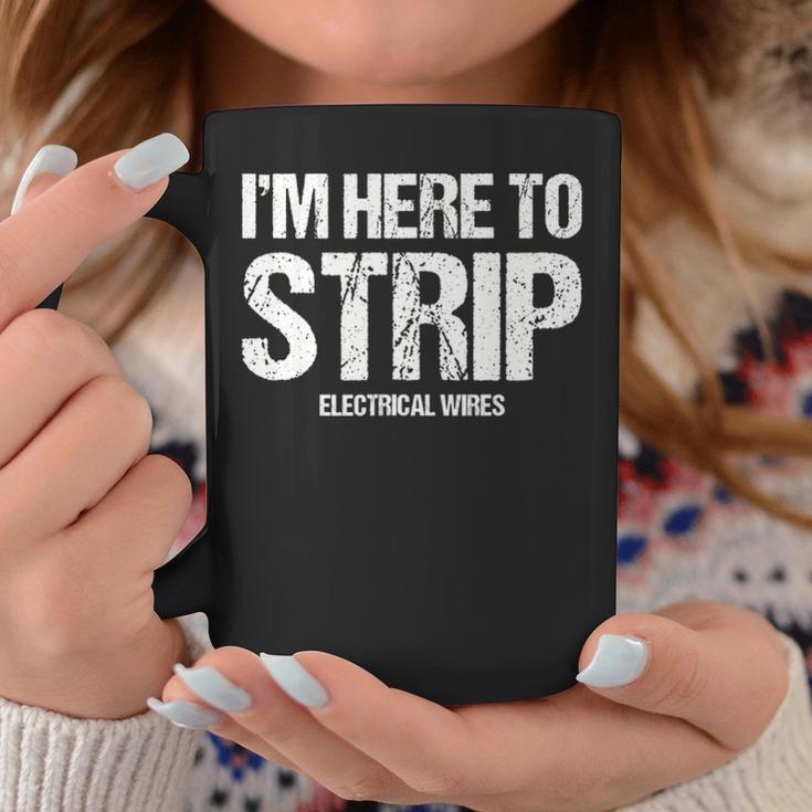 Electrician Lineman Tradesman Contractor Gif Coffee Mug | Mazezy