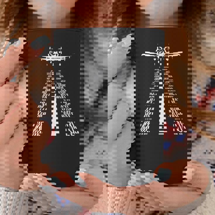 Flying A10 Warthog Pilot Landing Phonetic Alphabet Runway Coffee Mug ...