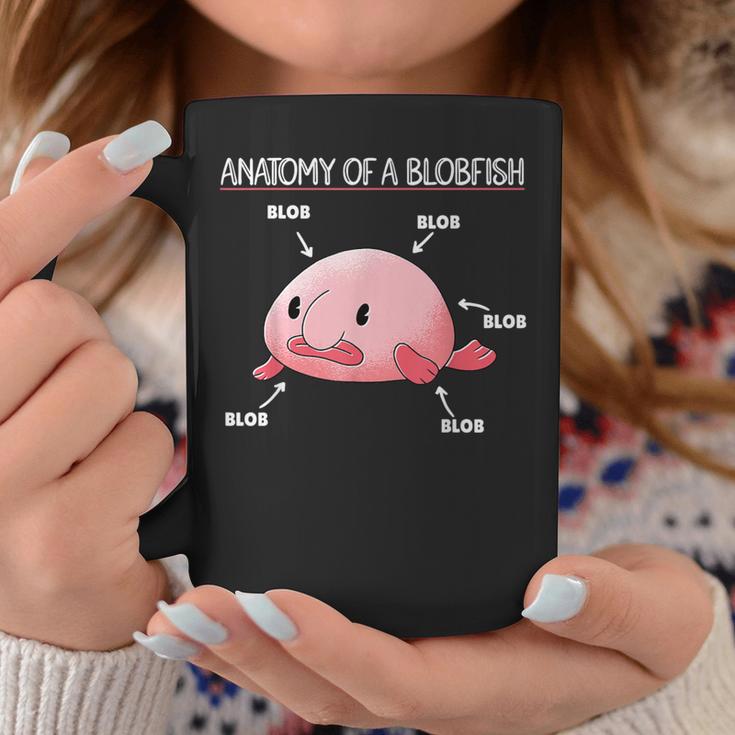 Blobfish Statement Anatomy Of Blobfish Coffee Mug - Monsterry