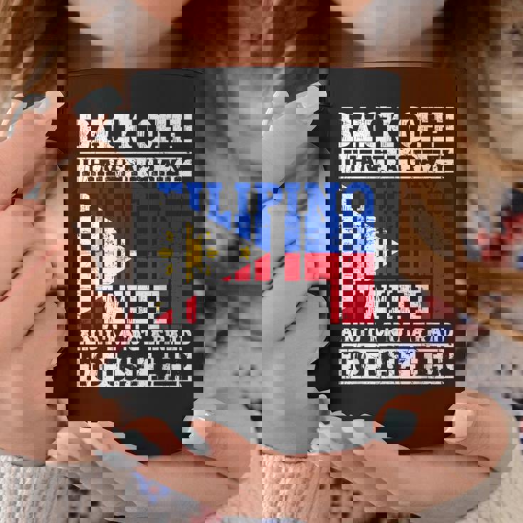 Filipino Husband Philippines Flag Roots Heritage Coffee Mug - Monsterry