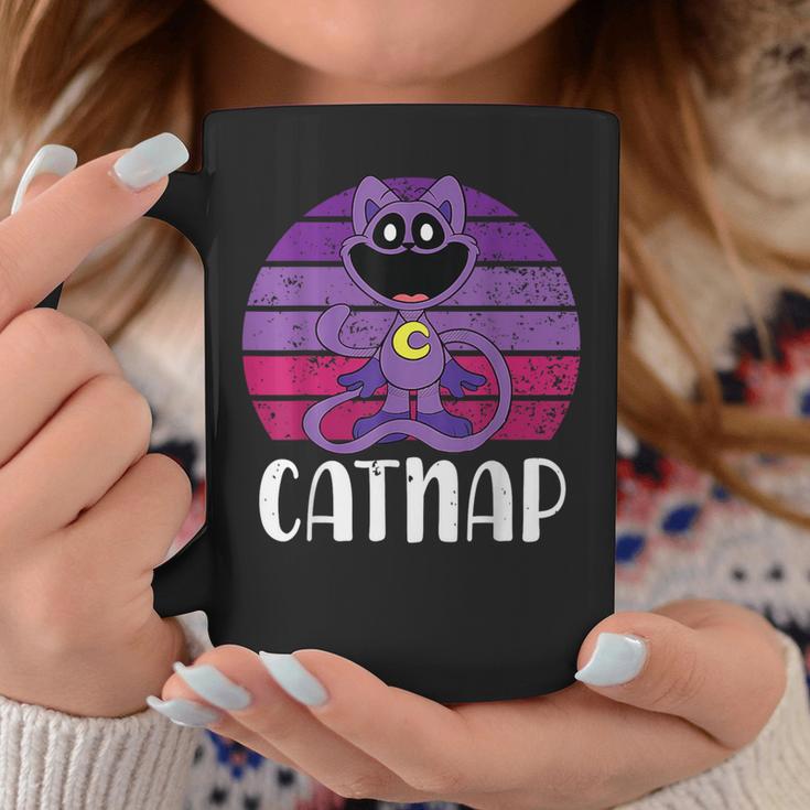 Vintage Smiling Critters Catnap Dogday Lover Coffee Mug | Mazezy