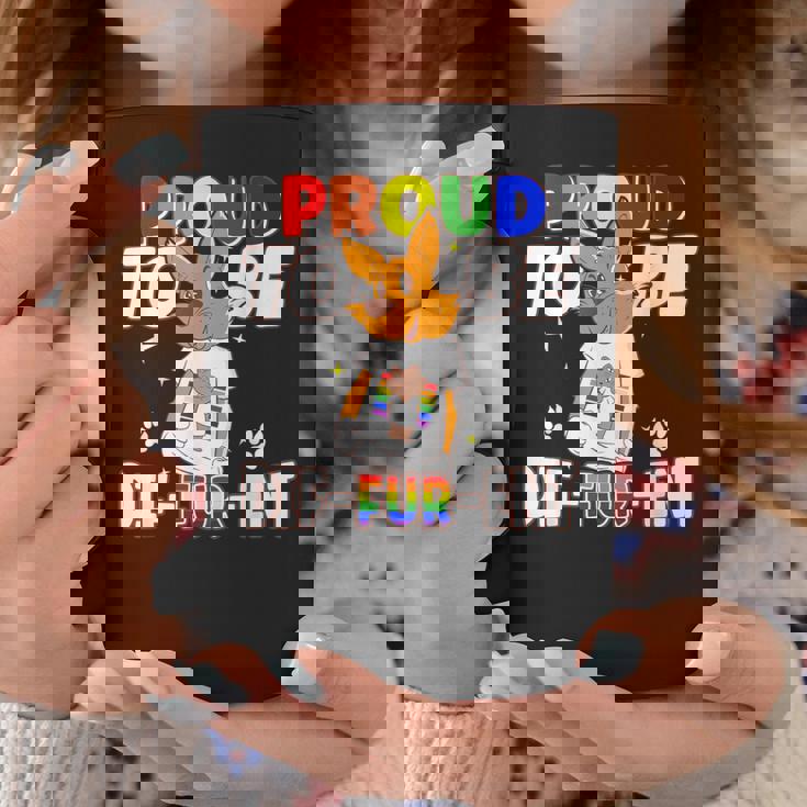 Gay Furries Proud To Be Different Fursuit Happy Furry Coffee Mug ...