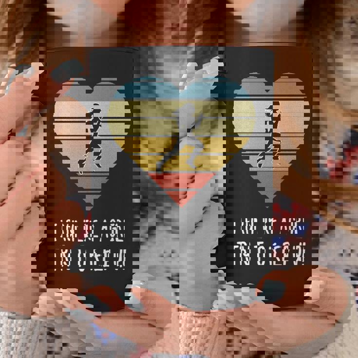 Girls Cross Country Running Coffee Mug | Mazezy