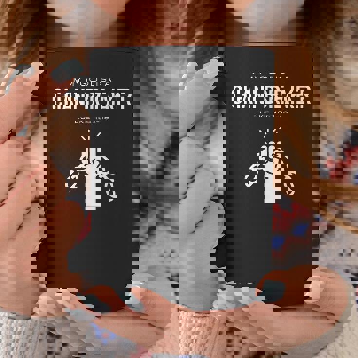 My God Is A Chain Breaker Jesus Christian Coffee Mug - Monsterry