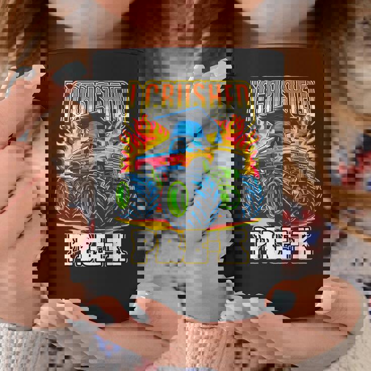 Graduation Pre-K Monster Truck Boys I Crushed Preschool Grad Coffee Mug ...