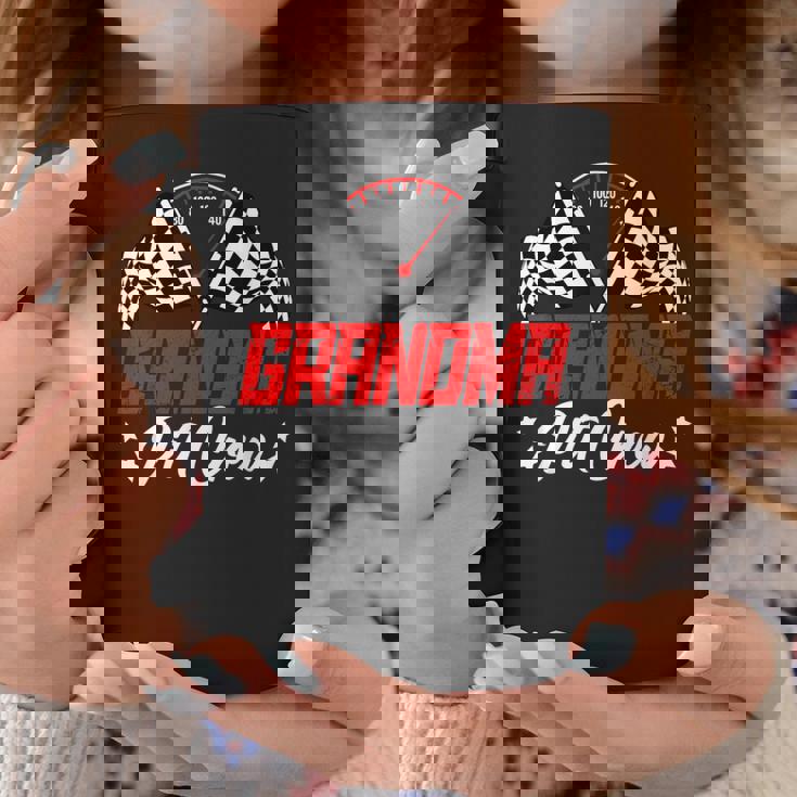 Grandma Pit Crew Birthday Party Race Car Lover Racing Family Coffee Mug ...