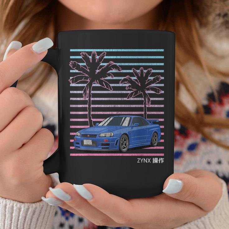 Jdm Import Tuner Drift Car Street Racing 80S Synthwave Coffee Mug ...