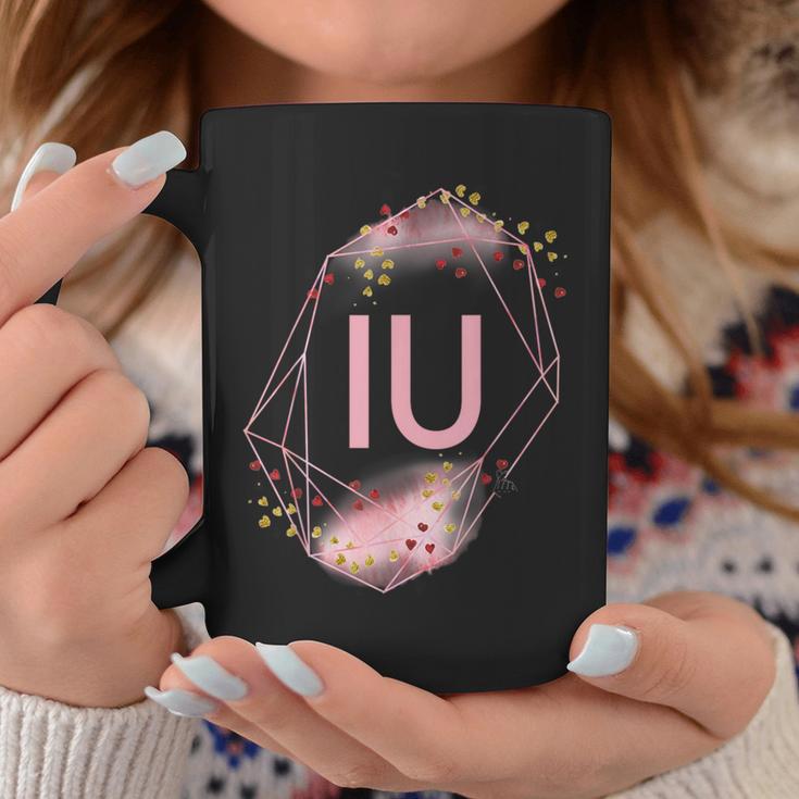 Korean K-Pop I Love You Hand Letters Iu Together Coffee Mug - Monsterry UK