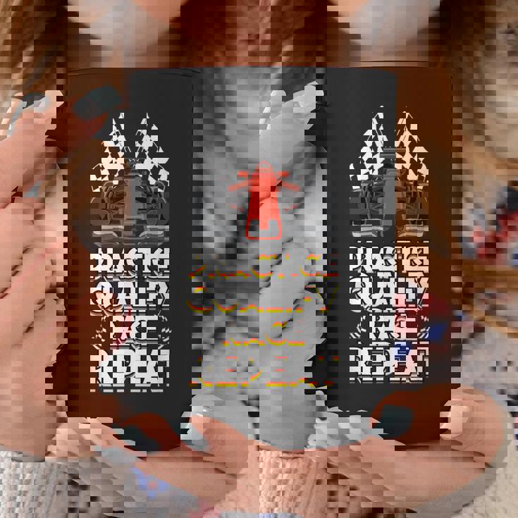 Open Wheel Formula Racing Car Practice Qualify Race Repeat Coffee Mug ...