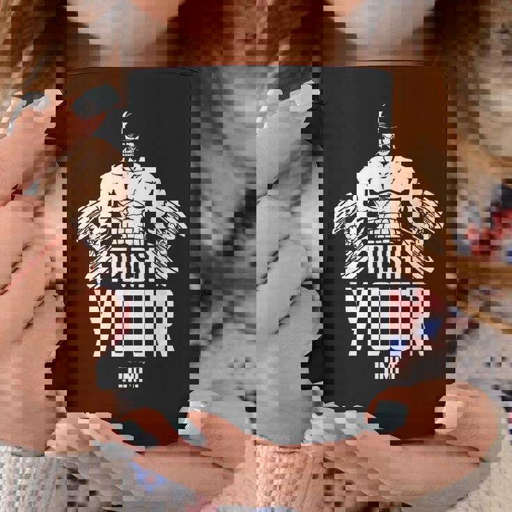 Push Your Limit Gym Motivation Cotton Adult & Youth Coffee Mug - Monsterry