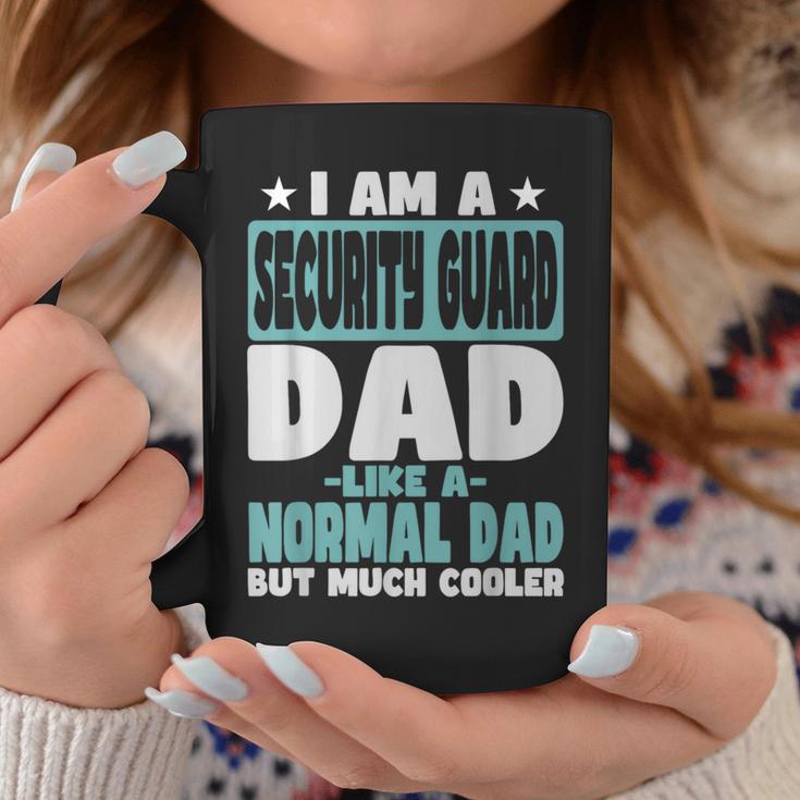 Security Guard Dad Cooler Than Normal Coffee Mug - Monsterry
