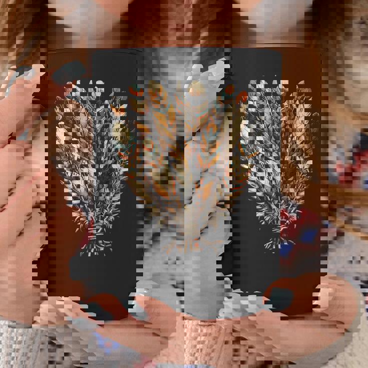 Southwest Native American Indian Tribal Feather Coffee Mug | Mazezy