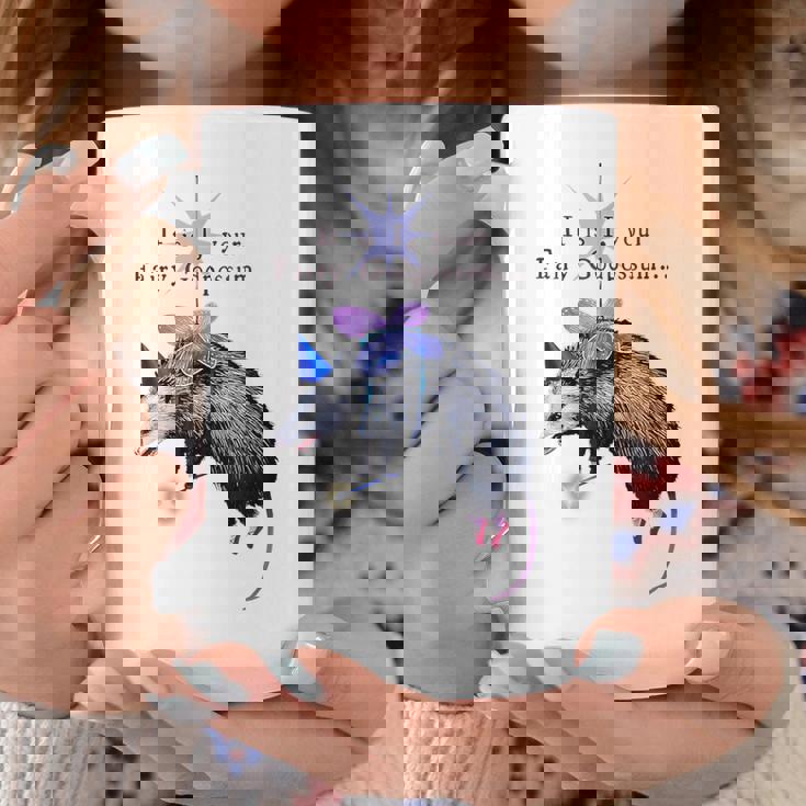 It Is I Your Fairy God Possum Opossum Coffee Mug | Mazezy