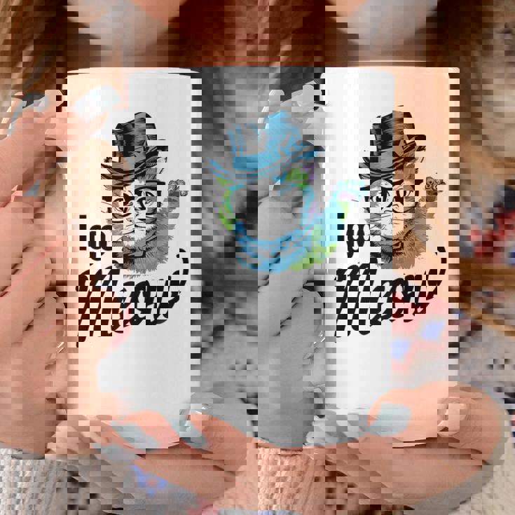 I Go Meow Cute Singing Cat Meme Coffee Mug - Monsterry