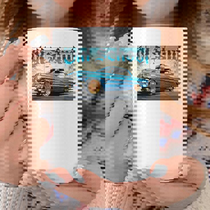 Old School Classic Lowrider Low Rider Impala Chicano Coffee Mug ...