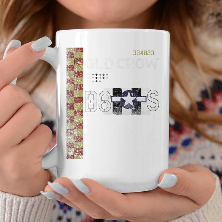 P-51B Mustang Fighter Old Crow Ww2 Airplane Livery Coffee Mug - Monsterry