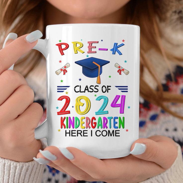 Pre K Graduation Class 2024 Kindergarten Here I Come Coffee Mug | Mazezy