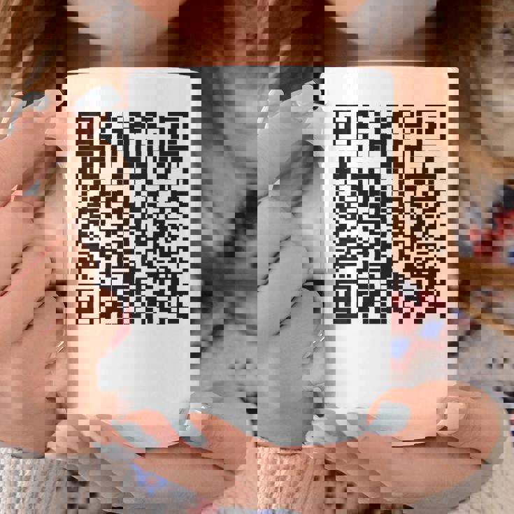 Unique Qr-Code With Humorous Hidden Message Coffee Mug | Mazezy