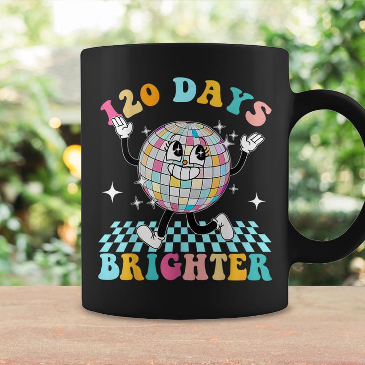 120 Days Brighter Happy 120Th Day Of School Groovy Boy Girl Coffee Mug ...