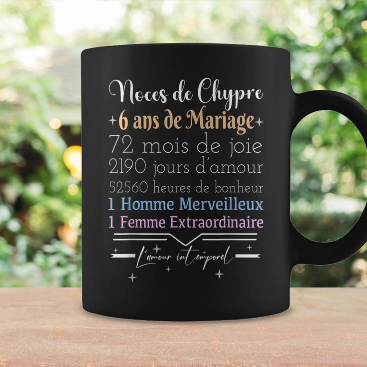 6 Ans De Mariage Humour Anniversaire Noces De Chypre Tasse | Cadeauxyz