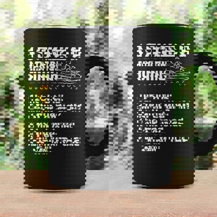 6 Stufen Der Marathon Running Coffee Mug | Mazezy