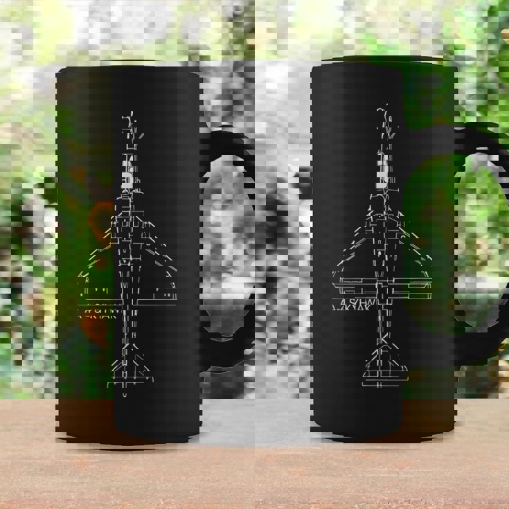 A4 Skyhawk Navy Attack Aircraft Coffee Mug - Monsterry