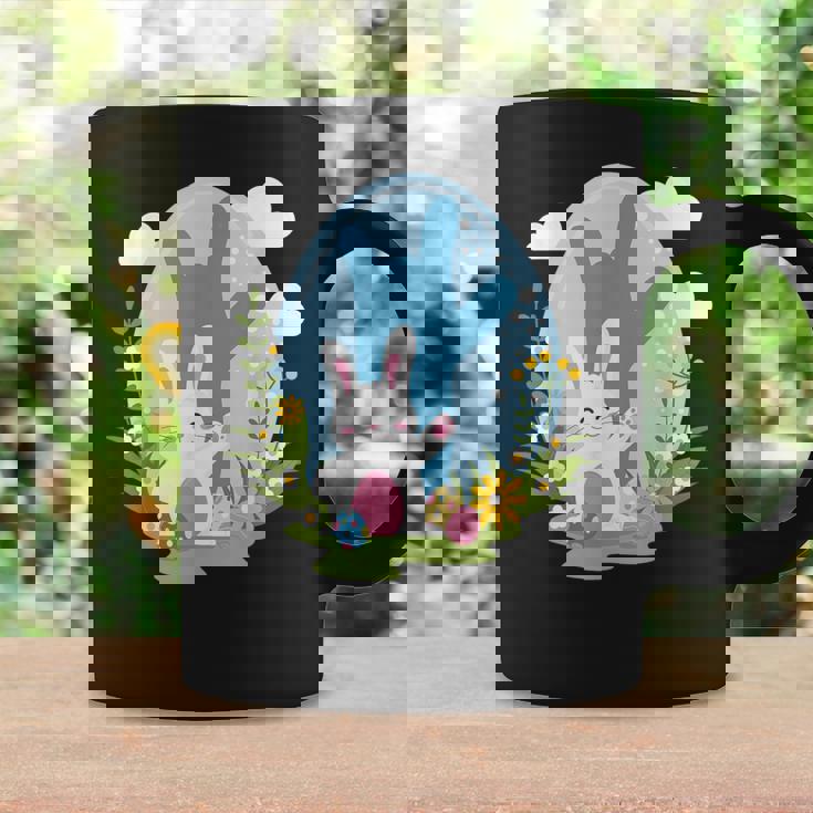 Asl Easter Bunny Reflection I Love You Hand Sign Language Coffee Mug ...