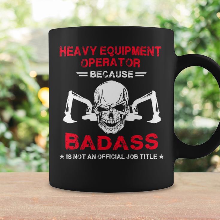Badass Heavy Equipment Operator Coffee Mug | Mazezy