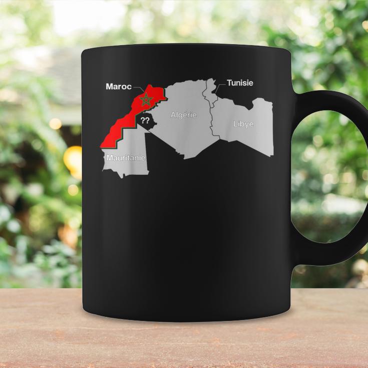 Carte Du Maroc Maillot Avec Drapeau Marocain Maghreb Tasse | Cadeauxyz