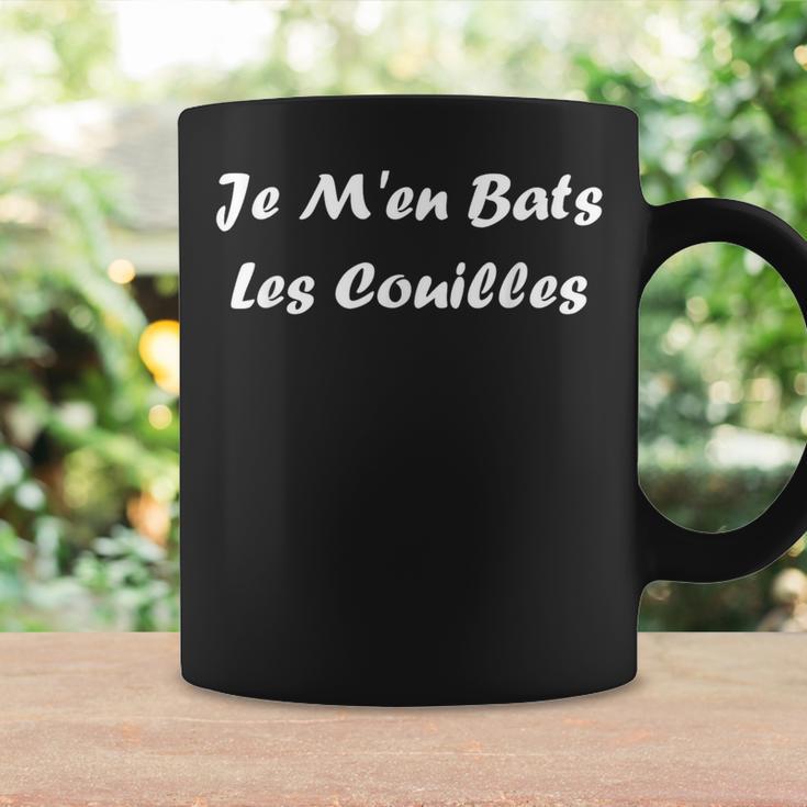 Citation Beauf Humour Je M’En Bats Les Couilles Tasse | Cadeauxyz