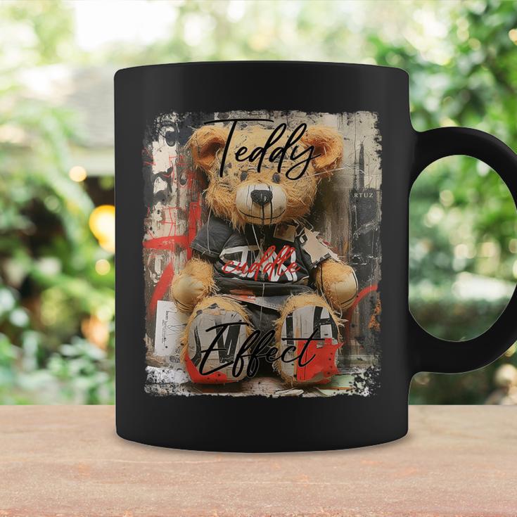 Cute Teddy Bear Graffiti Vintage Teddy Coffee Mug | Mazezy