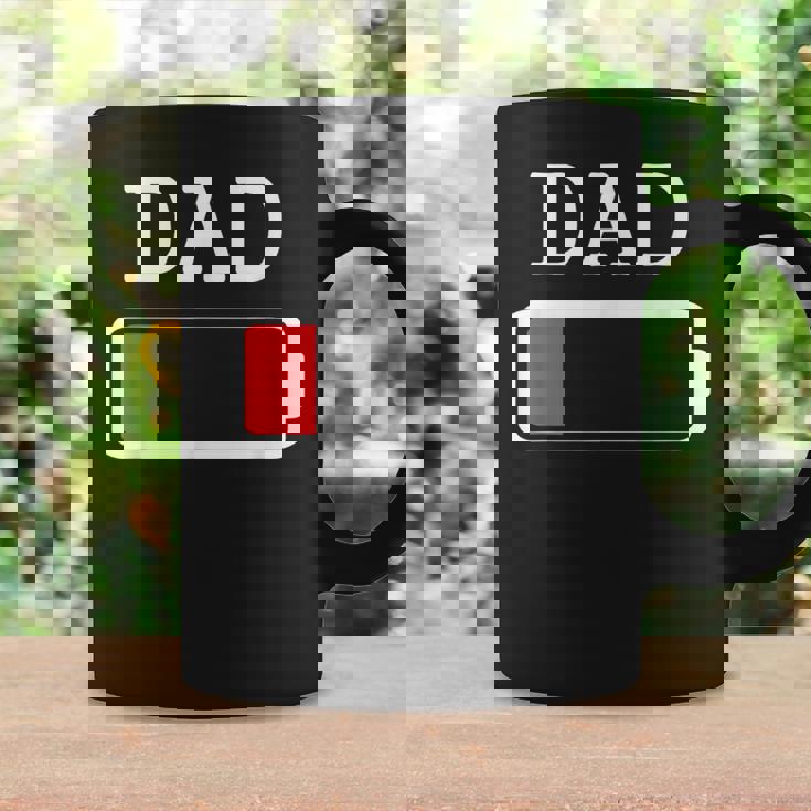 Daddy Low Battery Empty Matching Father Coffee Mug - Monsterry