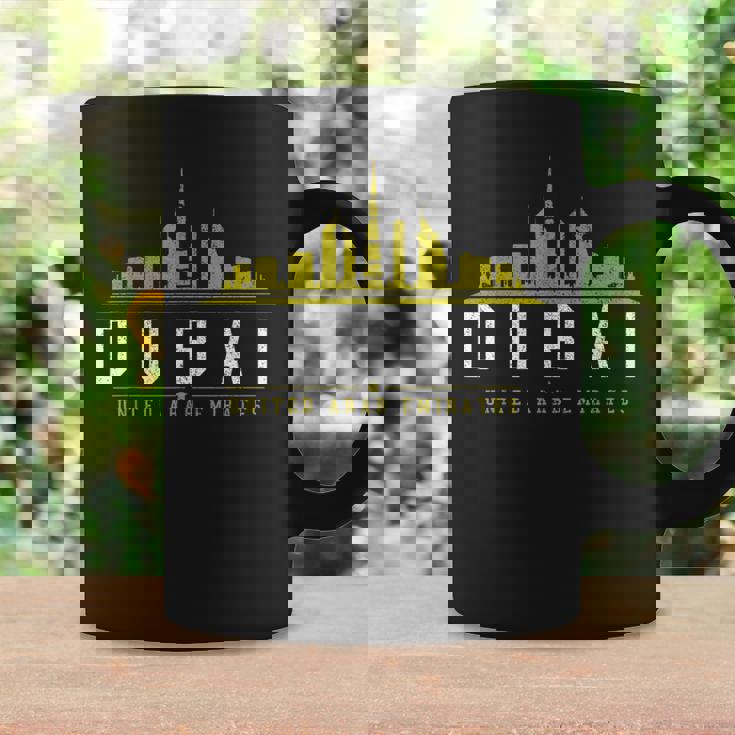 Dubai Skyline United Arab Emirates Uae Coffee Mug - Monsterry